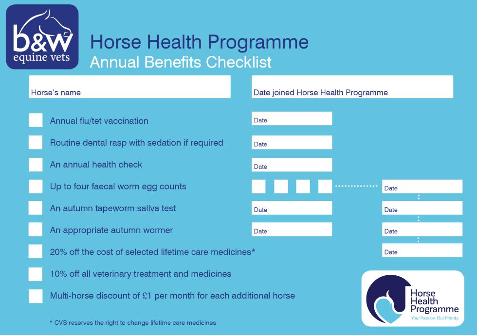 Horse Health Programme